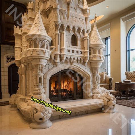 These Giant Disney And Hogwarts Castle Shaped Fireplaces Turn Your Home