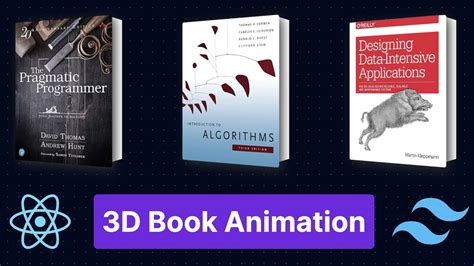 3d Book Animation React Tailwind Youtube