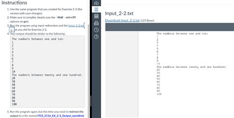 Solved Instructions 1 Use The Same Program That You Created
