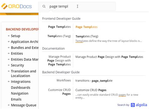 Announcing New Oro Documentation Portal Orocommerce