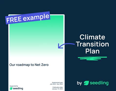 Free Climate Transition Plan Example Report Seedling Earth