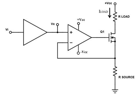 Solved In The Amplifier Circuit In Figure A Calculate The Rsource Value To Get Iload 4 20