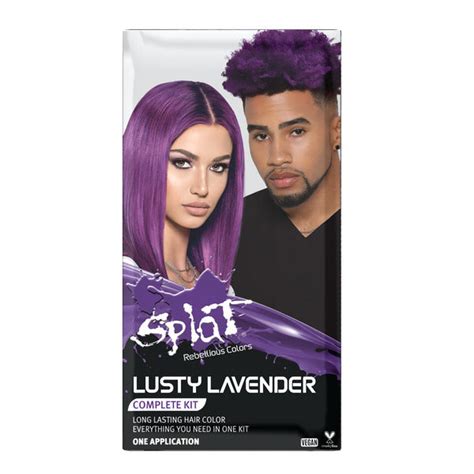 Lusty Lavender Lavender Semi Permanent Hair Dye Kit Splat Hair Color