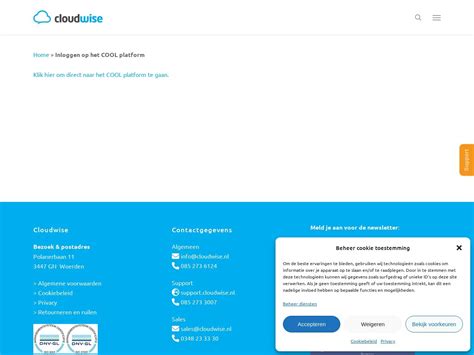 Inloggen Bij Cloudwise Inloggen Bij