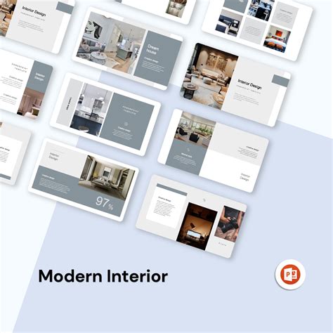 Creative Modern Interior Design Powerpoint Template Original And High