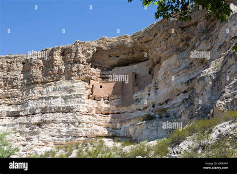 Montezuma Castle National Monument Located In Central Arizona Is An