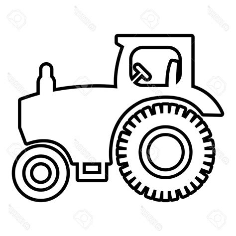 Tractor Outline Drawing At Explore Collection Of Tractor Outline Drawing