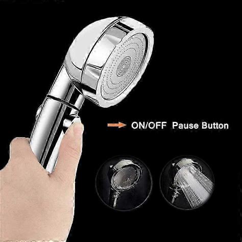 High Pressure Shower Headhandheld Showerhead With Onoff Full Shutoff