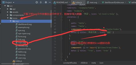 vue element admin之修改侧边栏的icon图标 eladmin 更改菜单栏图标 csdn博客