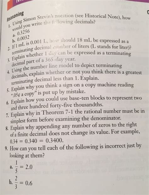 Solved 1 Using Simon Stevins Notation See Historical
