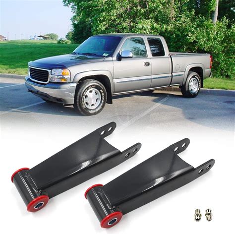 Hrepair 3 Rear Drop Shackles Fits For Gmc Sierra Chevy