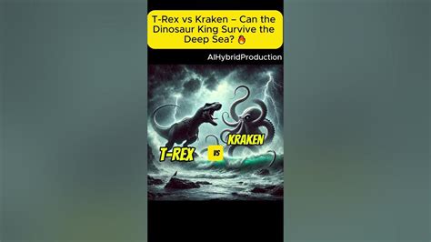 T Rex Vs Kraken Can The Dinosaur King Survive The Deep Sea Youtube