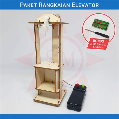 Jual Paket Rangkaian Lift Elevator Praktek Diy Prakarya Sekolah