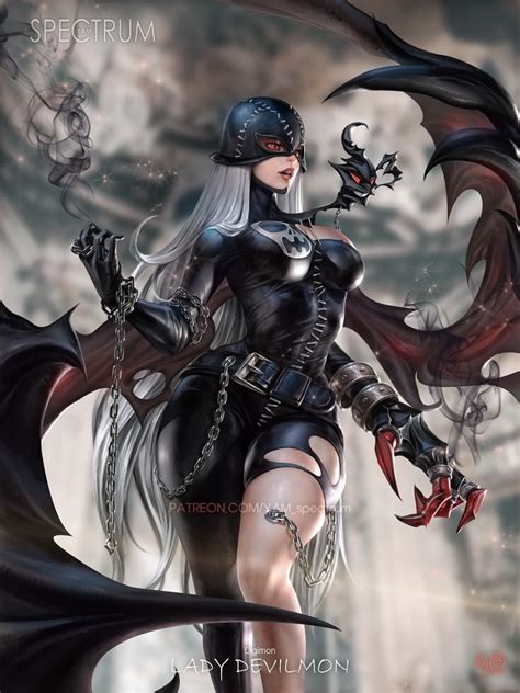 Ladydevimon Digimon Drawn By Yamspectrum Danbooru