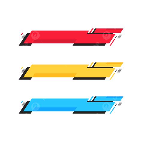 Modern Vector Lower Third Banner Lower Third Vector Banner Png Porn