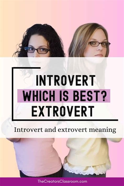 Introvert And Extrovert Personality Which Is Best The Creators Classroom