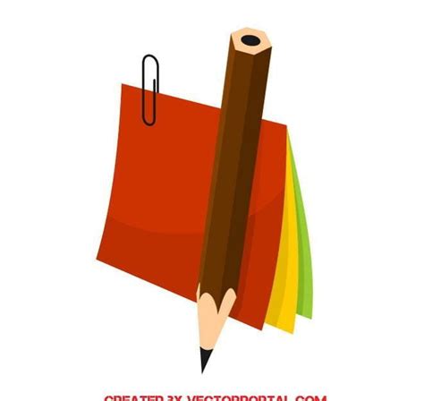 연필과 종이 Eps Ai Uidownload