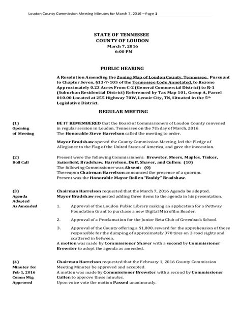 Fillable Online To Chapter Seven 13 7 105 Of The Tennessee Code Annotated To Rezone Fax Email