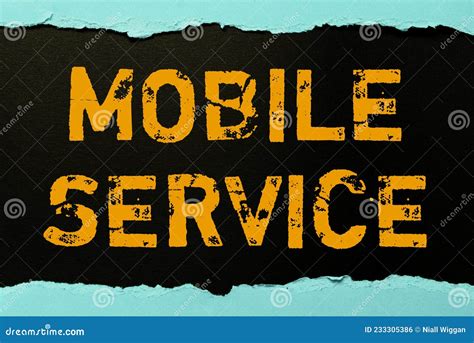 Text Caption Presenting Mobile Service Business Overview Radio