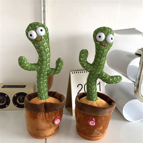 춤추는 선인장 인형 말따라하는 선인장 꽃인형 화분 선인장 장난감 말하는 인형 티몬