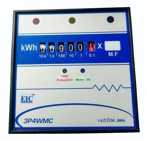 Eic 3p4wmc Three Phase Energy Meter At ₹ 1100piece Energy Meter In