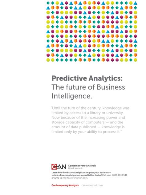 predictive analytics pdf predictive analytics analytics