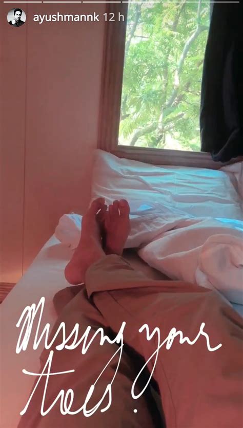 Ayushmann Khurranas Feet