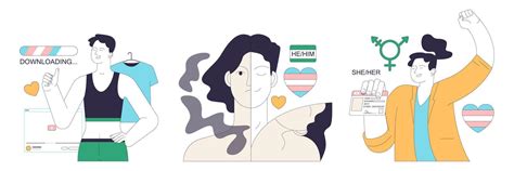 Him And Her Vector Art Icons And Graphics For Free Download