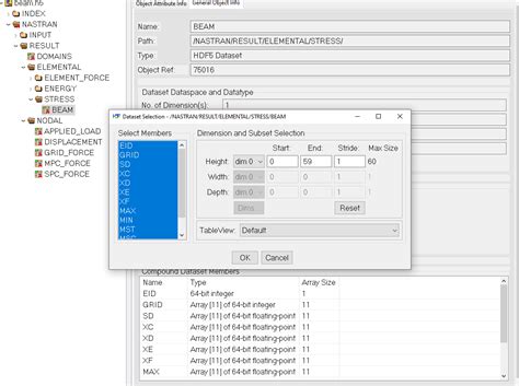 Msc Nastran H5 Hdfview Java Hdf Object Package Hdf Forum