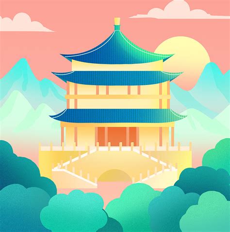 西安地标素材 西安地标图片 西安地标模板 设图网