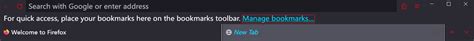 how to hide manage bookmarks text in bookmark bar r firefoxcss