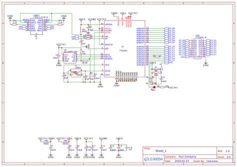 Ft232htype C 嘉立创eda开源硬件平台