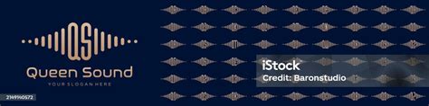 로고는 문자 Q와 A에서 Z까지의 문자와 1에서 9까지의 숫자를 결합한 소리입니다 벡터 일러스트 레이 션 Dj에 대한 스톡 벡터 아트 및 기타 이미지 Istock