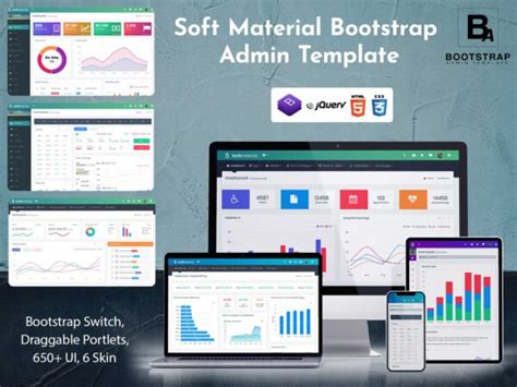 Soft Material Bootstrap Admin Template Bootstrap Admin Template