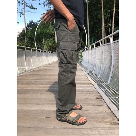 Sissty Denim กางเกงคาร์โก้ลําลอง ลดราคา Cotton Material Twill Shopee Thailand