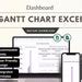 Editable Gantt Chart Excel Dashboard Template Excel Project Management Task Tracker Excel