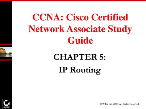 PPT CCNA Cisco Certified Network Associate Study Guide PowerPoint Presentation ID