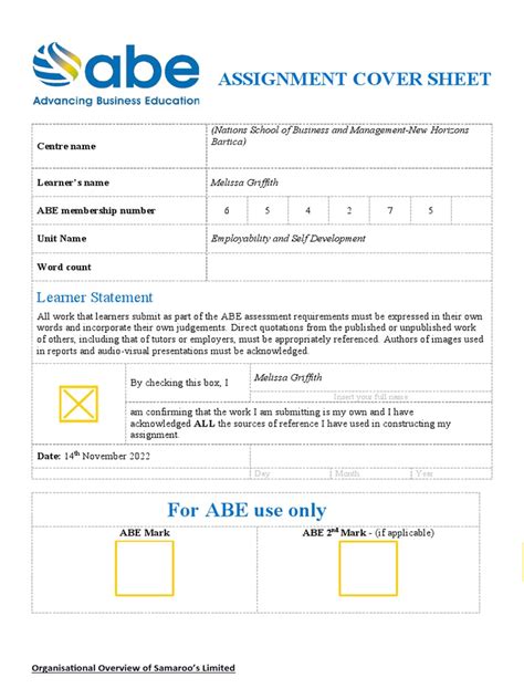 Abe Assignment Employability Pdf Videotelephony Job Interview