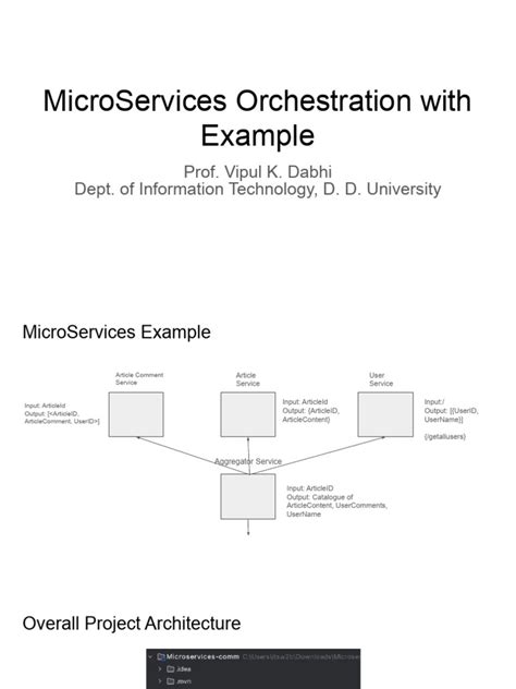 Microservices Orchestration With Example Pdf Software Architecture