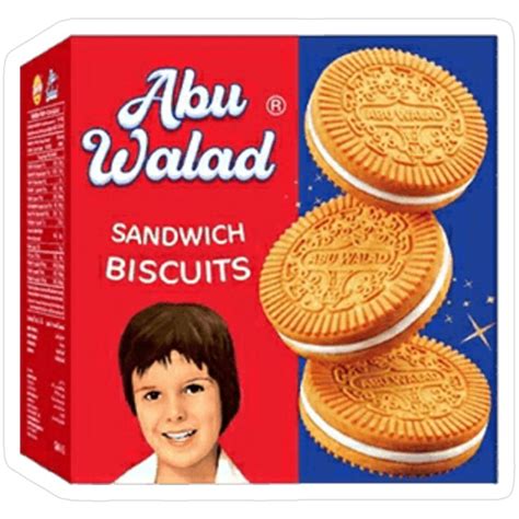 بسكوت ابو ولد Abu Walad Biscuits Sticker For Sale By Kuwaitiguy In