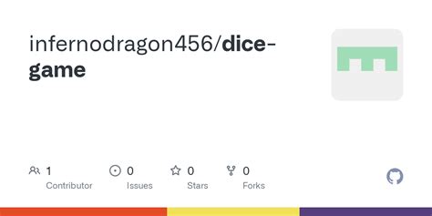 Github Infernodragon456dice Game