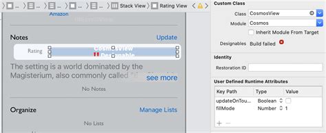 storyboard warning on xcode 12 1 ignoring user defined runtime attribute for key path