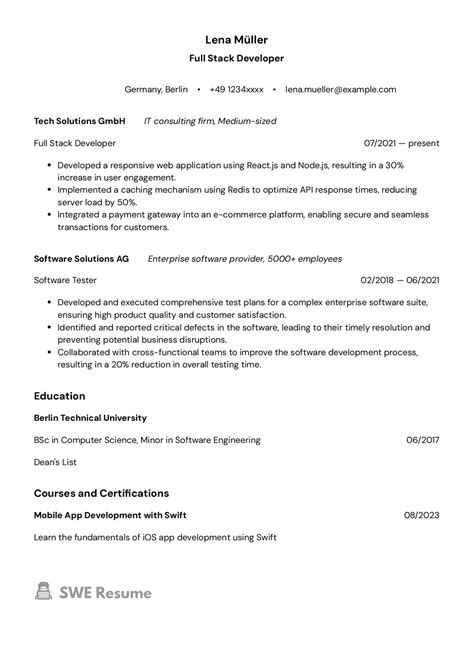 Creating The Best Software Developer Resume For 2025