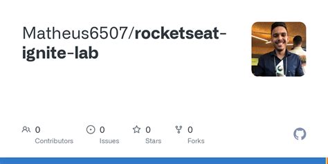 github matheus6507 rocketseat ignite lab