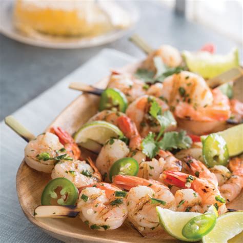 Grilled Honey Lime And Cumin Marinated Shrimp National Honey Board