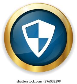Shield Button Stock Vector Royalty Free 210632662 Shutterstock