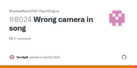 Wrong Camera In Song · Issue 8024 · Shadowmariofnf Psychengine · Github