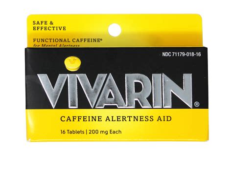 Vivarin Caffeine Pills 200mg Caffeine In Each Tablet Safely And Effectively Helps You Stay