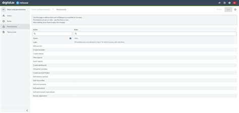 Global Permissions · Digitalai Release
