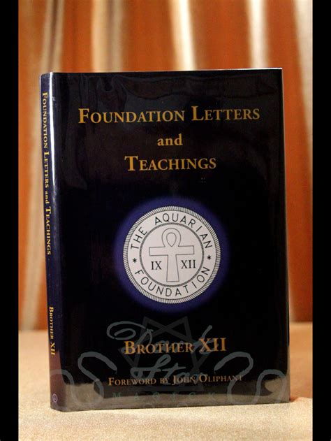 Foundation Letters And Teachings Signed Limited Edition Dark Star